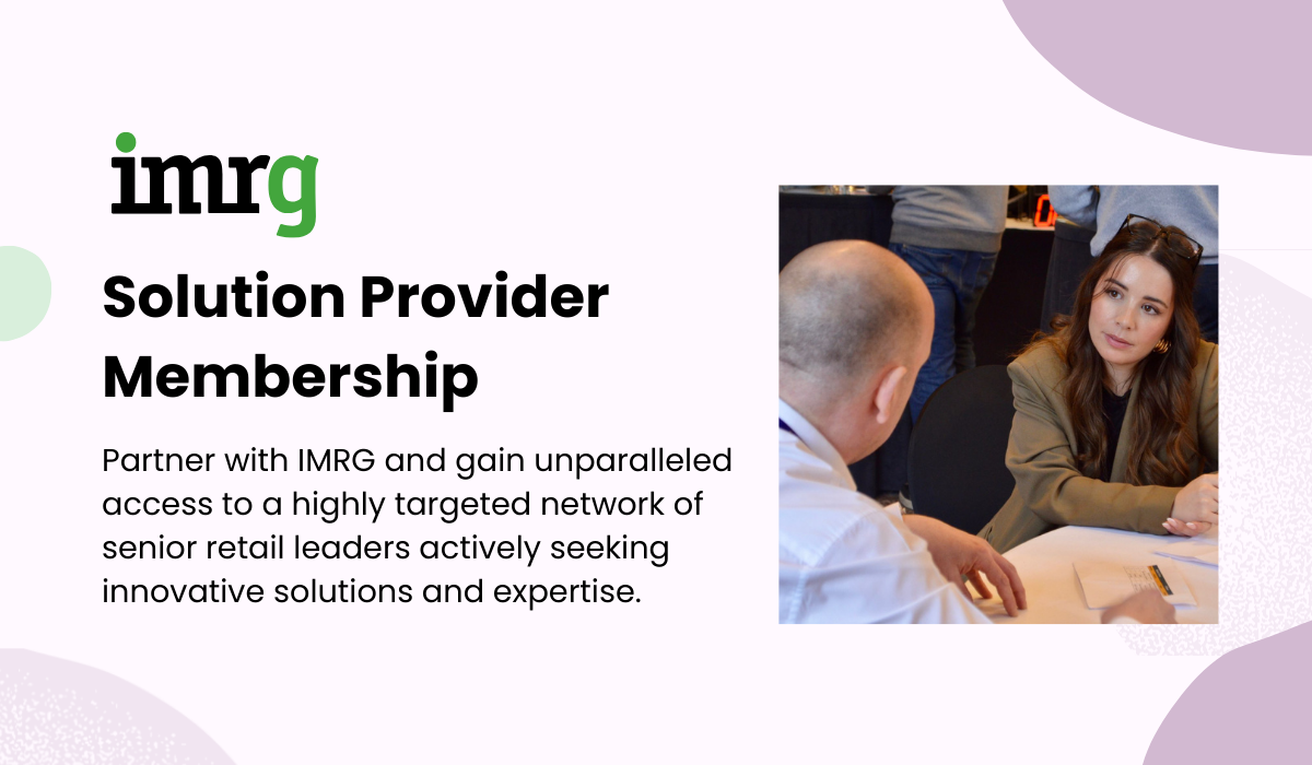 Solution Provider Membership - IMRG