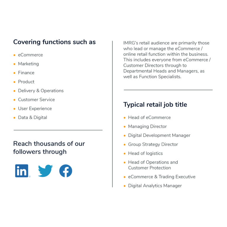 Solution Provider Membership - IMRG