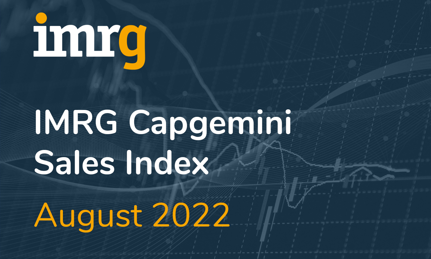 IMRG Capgemini Sales Index - August 2022 - IMRG